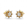 Aubade Stud Earrings - Buy Certified Gold & Diamond Earrings Online ...